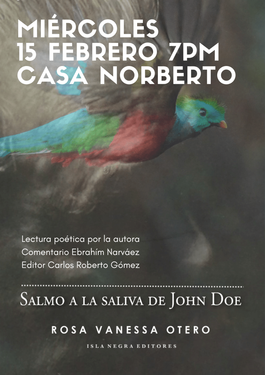 El 15 de febrero de 2023 se presenta en Casa Norberto «Salmo a la ...